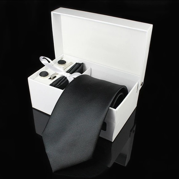 Accessories | Solid Formal Tie Set Gift Box | Poshmark